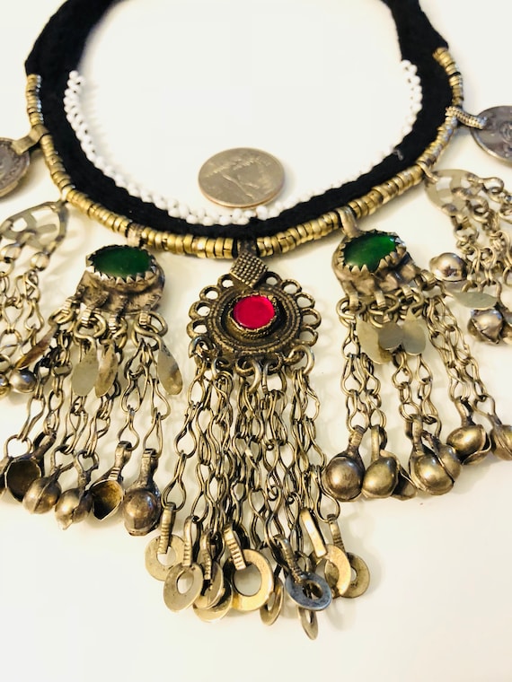 Collar colgante masivo afgano collar tribal boho collar de | Etsy