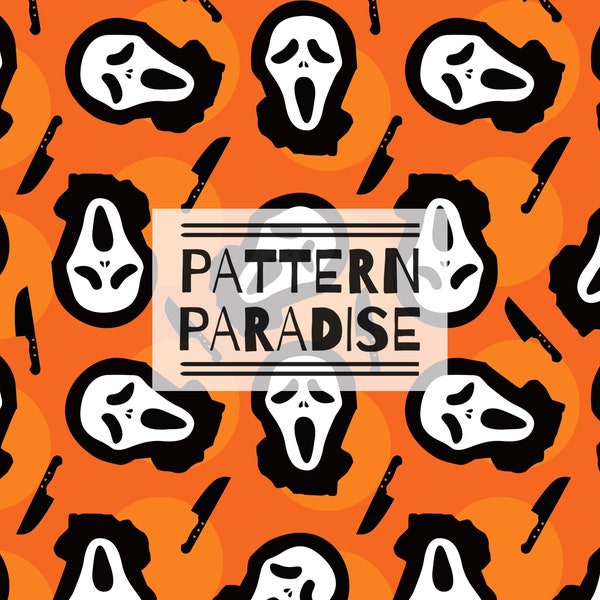 Scream Ghost Face Fabric - Etsy