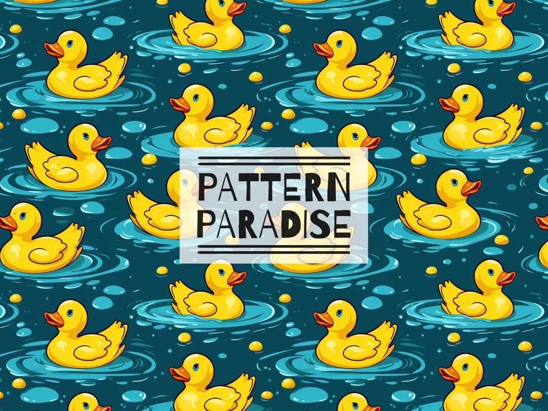 Ducks Seamless Repeat Pattern for Fabric Sublimation, Animal Repeating ...