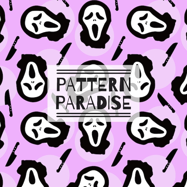 Scream Ghost Face Fabric - Etsy