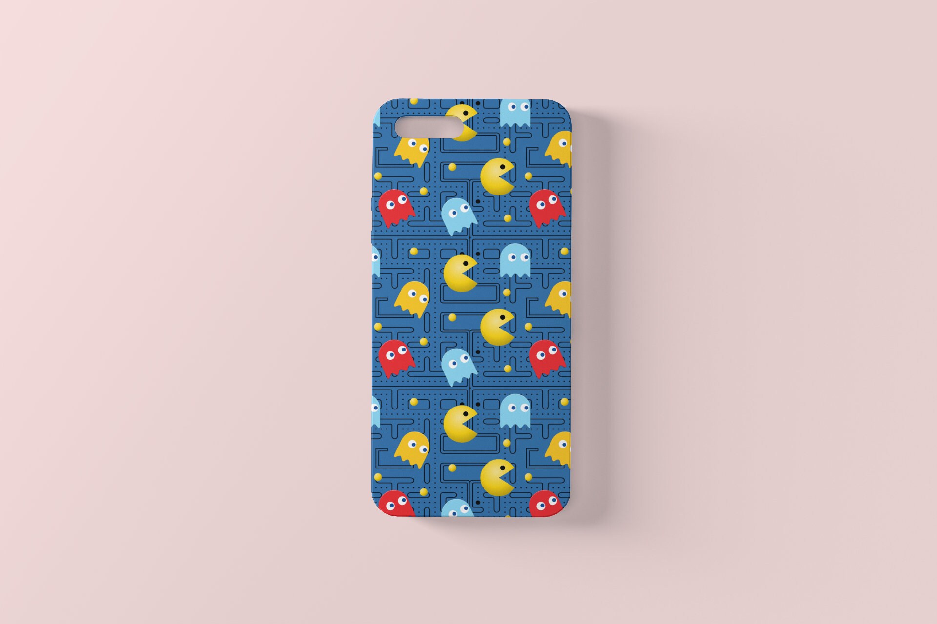 Pacman Seamless Repeat Pattern for Fabric Sublimation, 90s Repeating ...