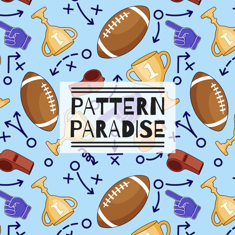 Football Pattern - Etsy