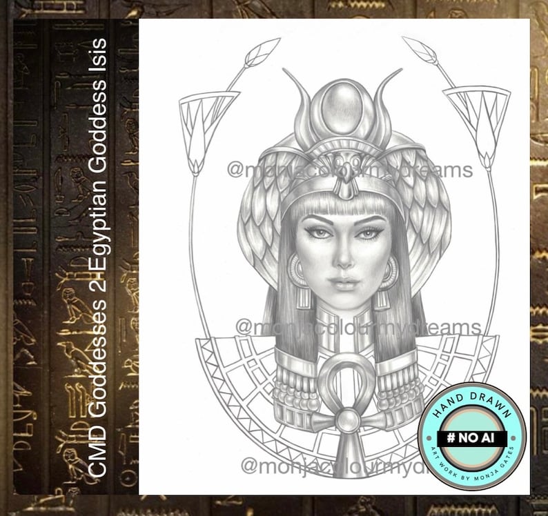 CMD Goddesses 2 - Egyptian Goddess Isis - Etsy