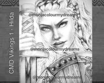 Hilda Coloring Pages - Etsy