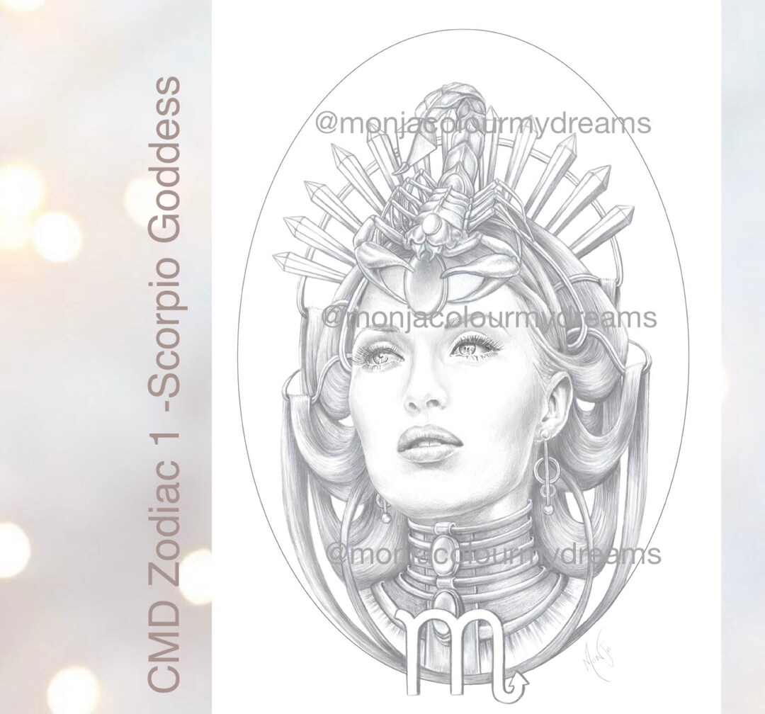 CMD Zodiac 1 - Scorpio Goddess - Etsy