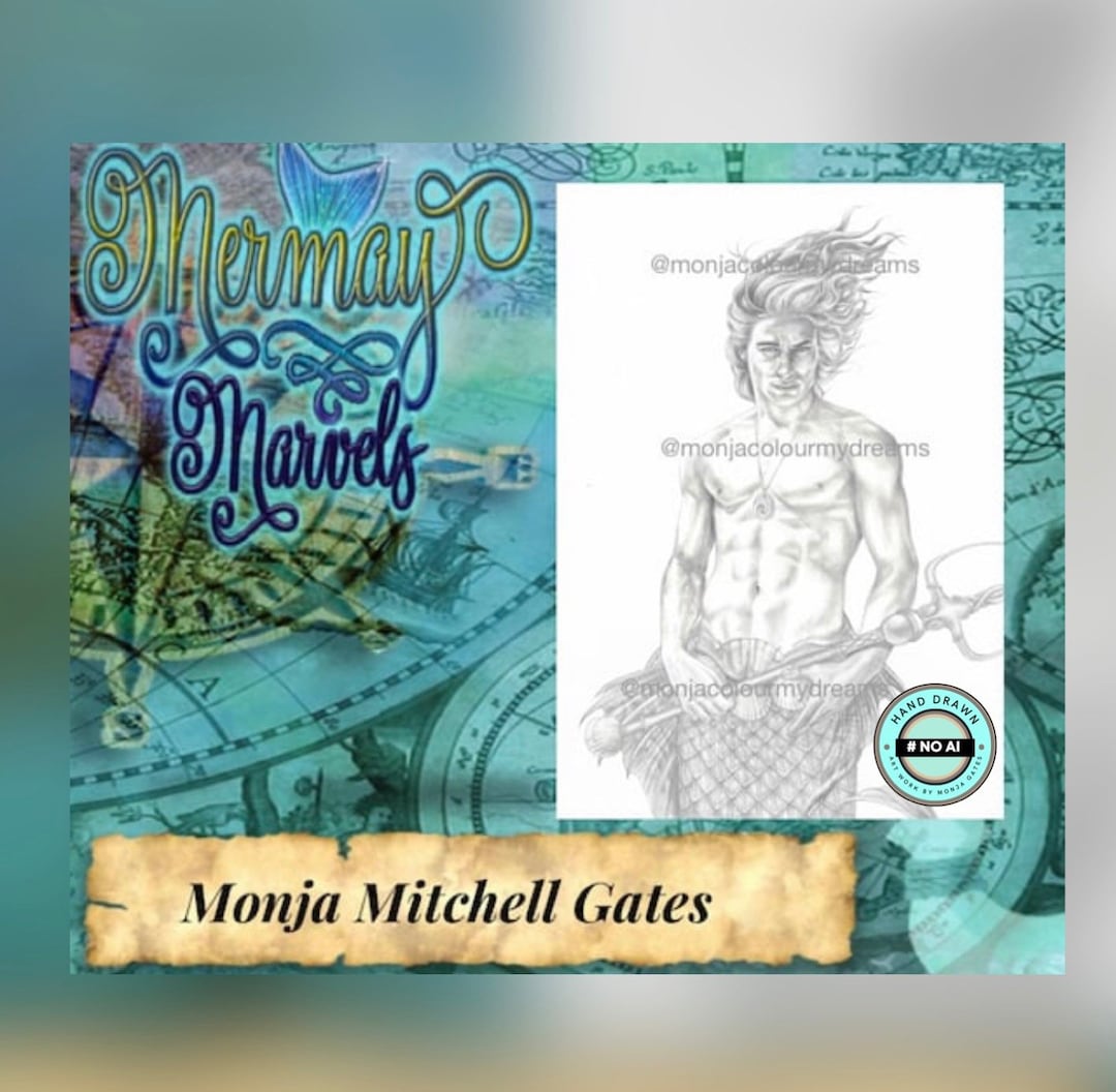 CMD Mermaid Fantasy Realm 2 - Greek God Thaumas - Etsy