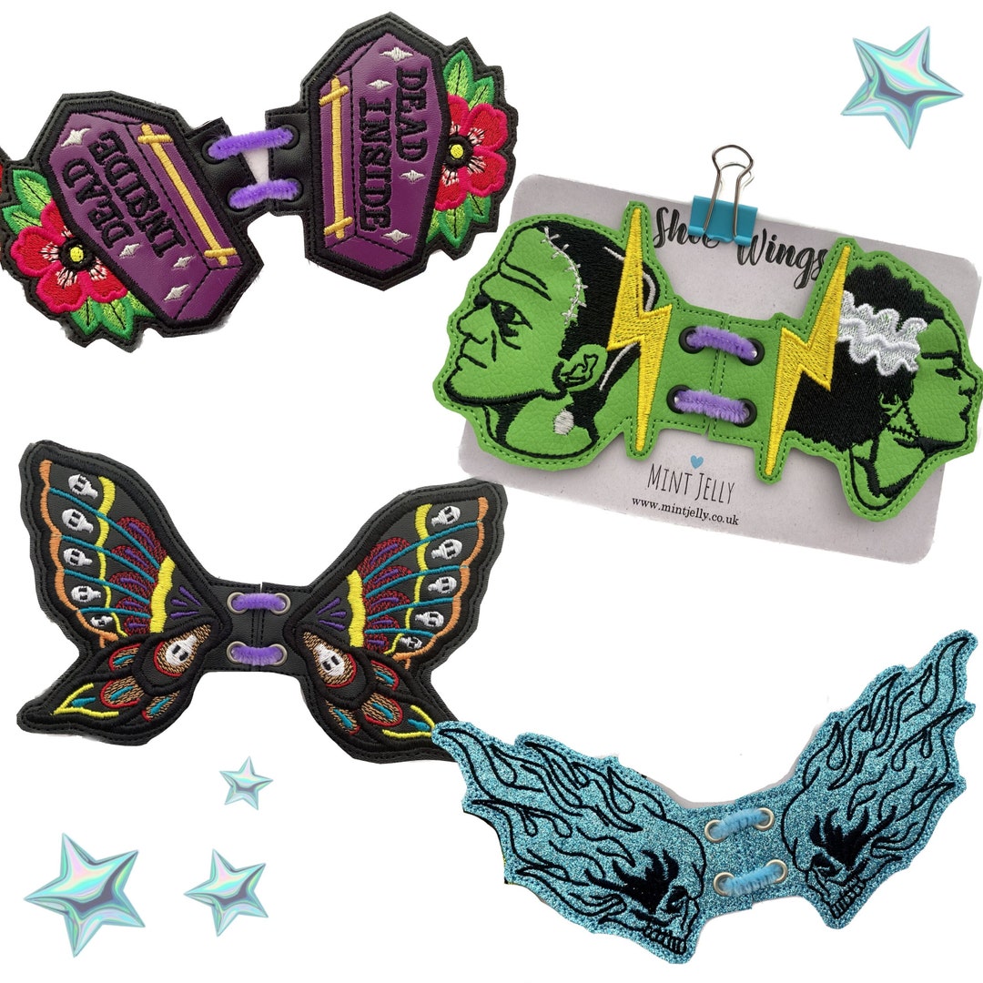 Gothic Shoe Wings Boot Wings Shwings - Etsy