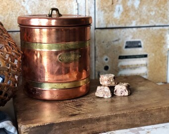 Antique cookie jar | Etsy