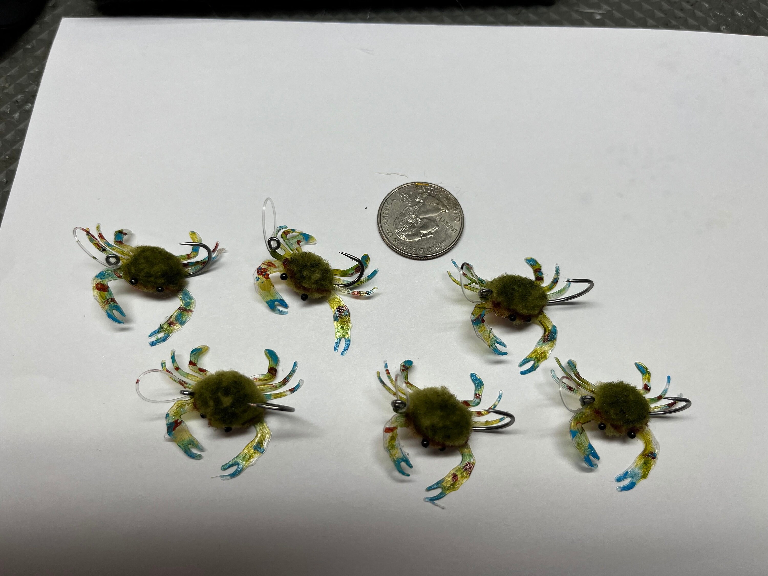 Saltwater Flies , Blue Crab Permit, Striped Bass, Redfish, Triggerfish ...