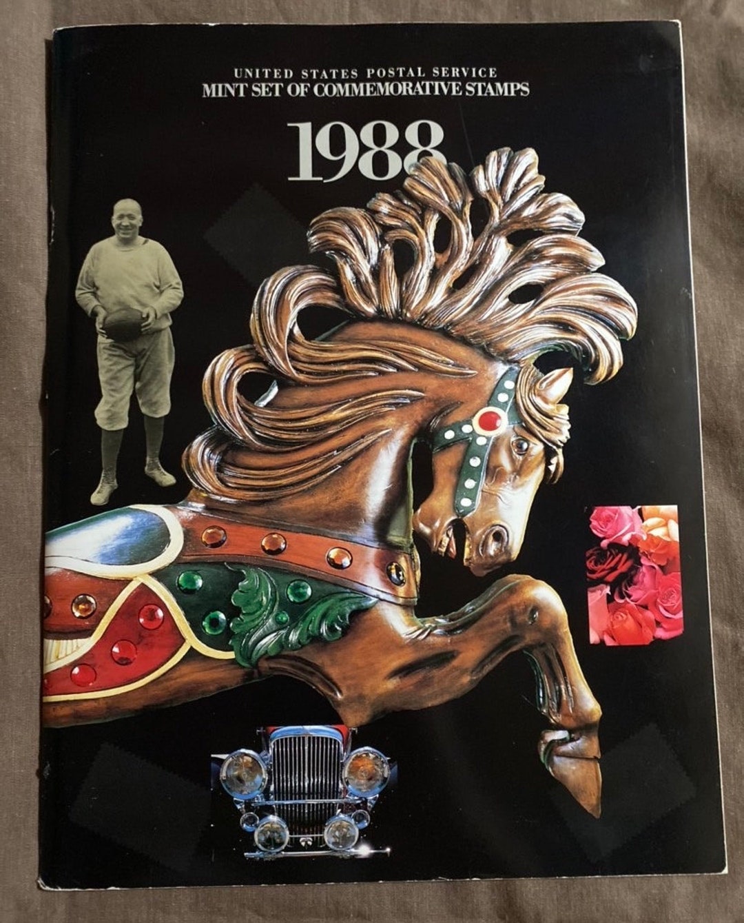 1988 Commemorative USPS Stamp Collection Paperback Book - Etsy