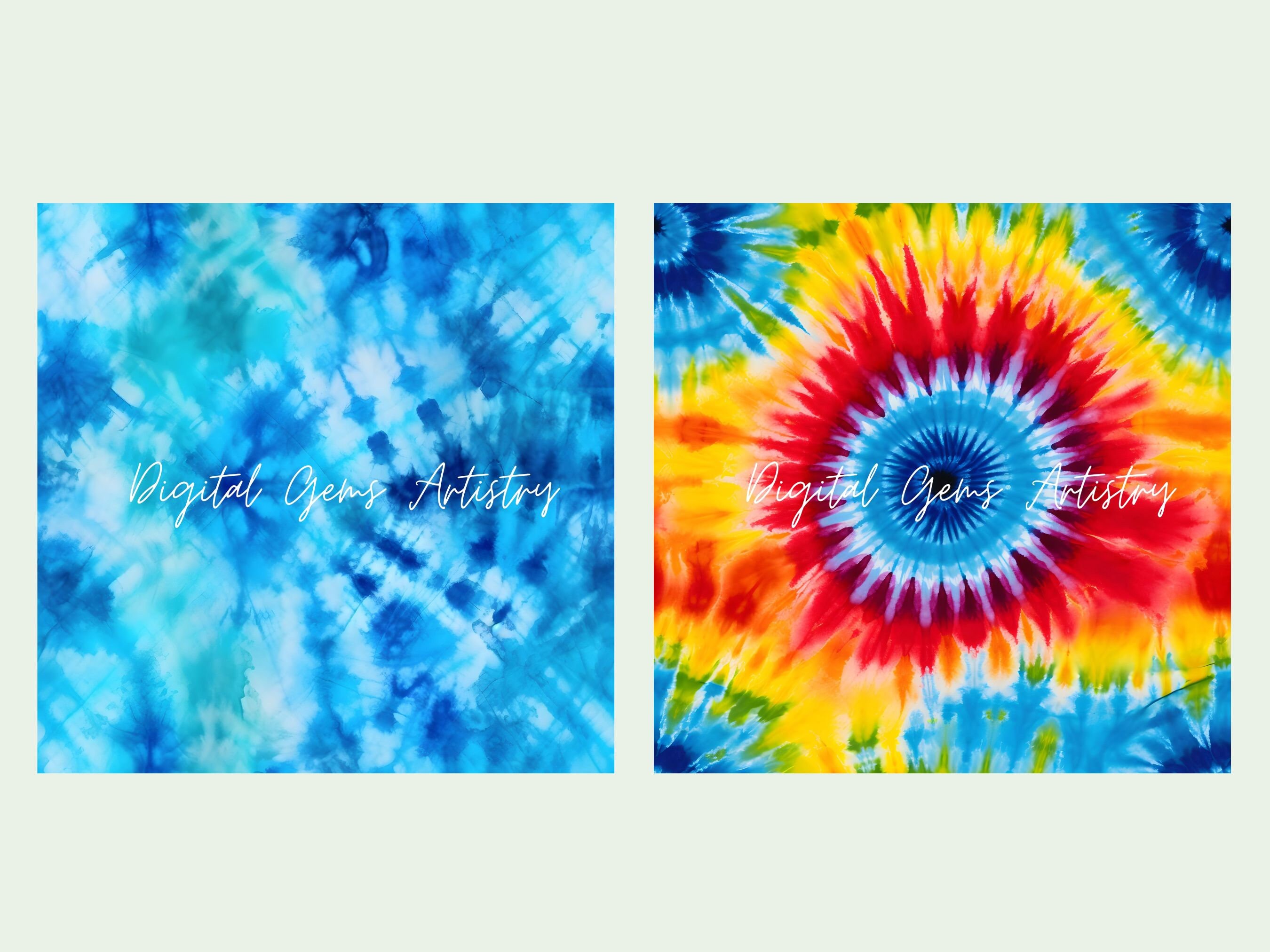 Tie Dye Digital Paper 12 Designs SEAMLESS PATTERNS Digital Backgrounds ...