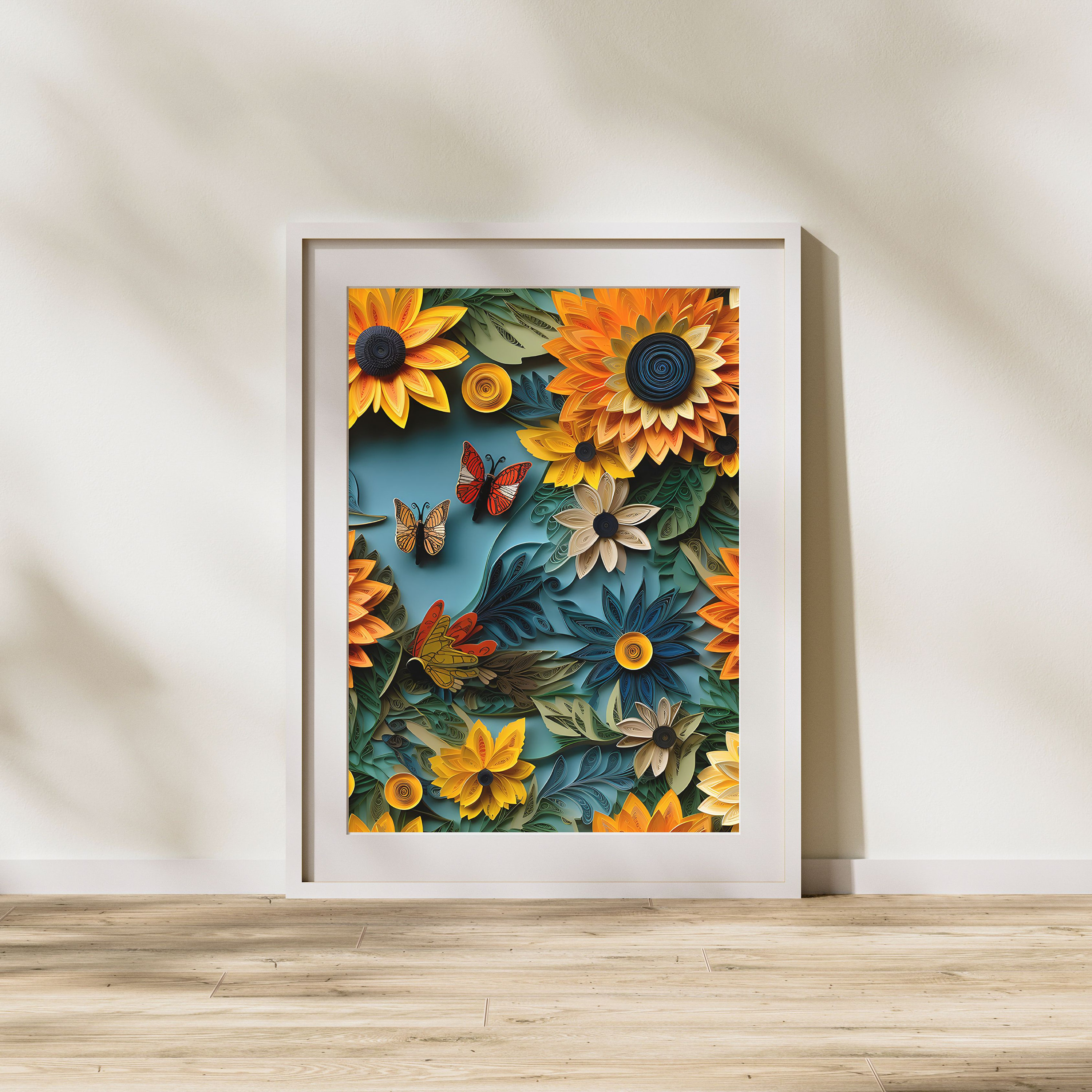 3D Floral Digital Paper - 1 Design - SEAMLESS Patterns- 3d Flower - 300 ...
