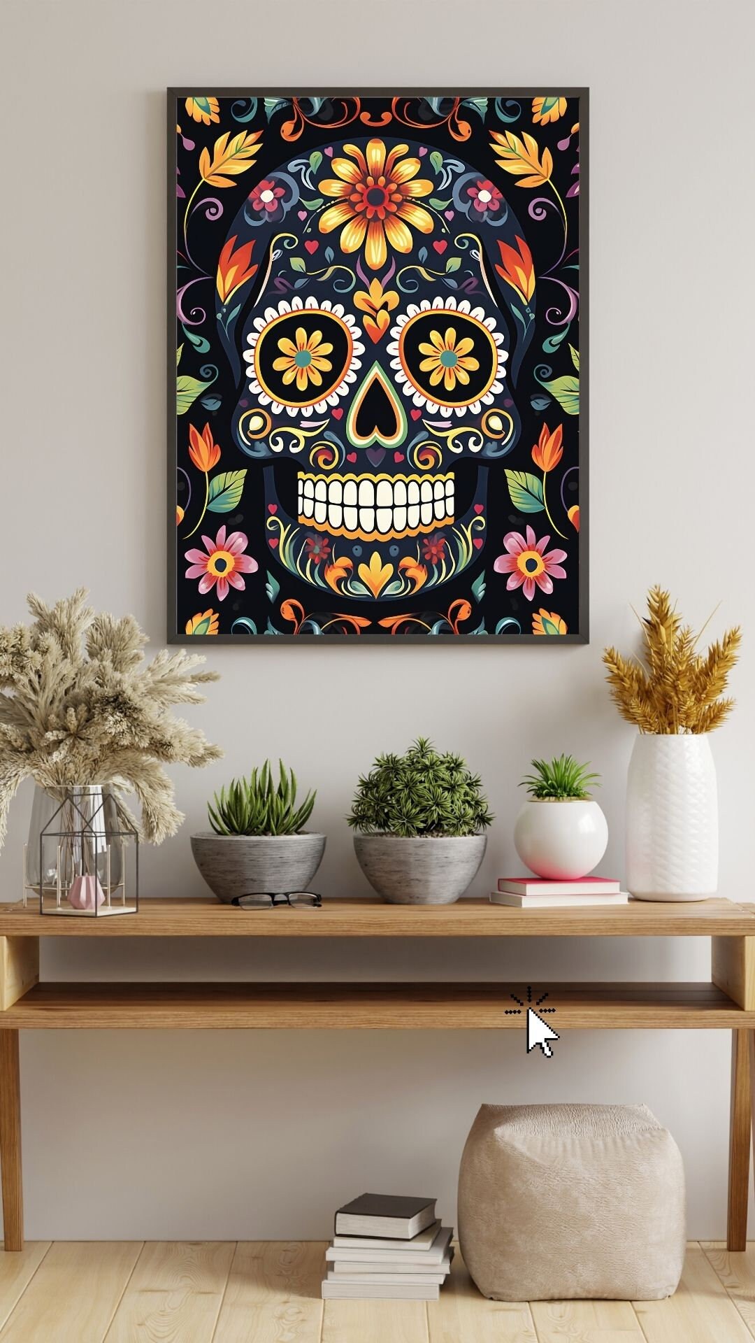 Day of the Dead Digital Paper - SEAMLESS - 8 Designs - Sugar Skulls ...