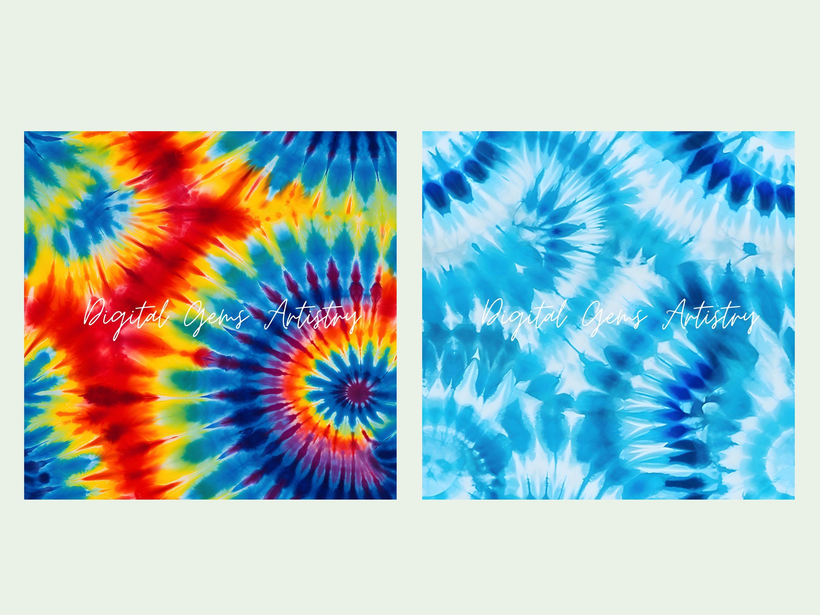 Tie Dye Digital Paper 12 Designs SEAMLESS PATTERNS Digital Backgrounds ...