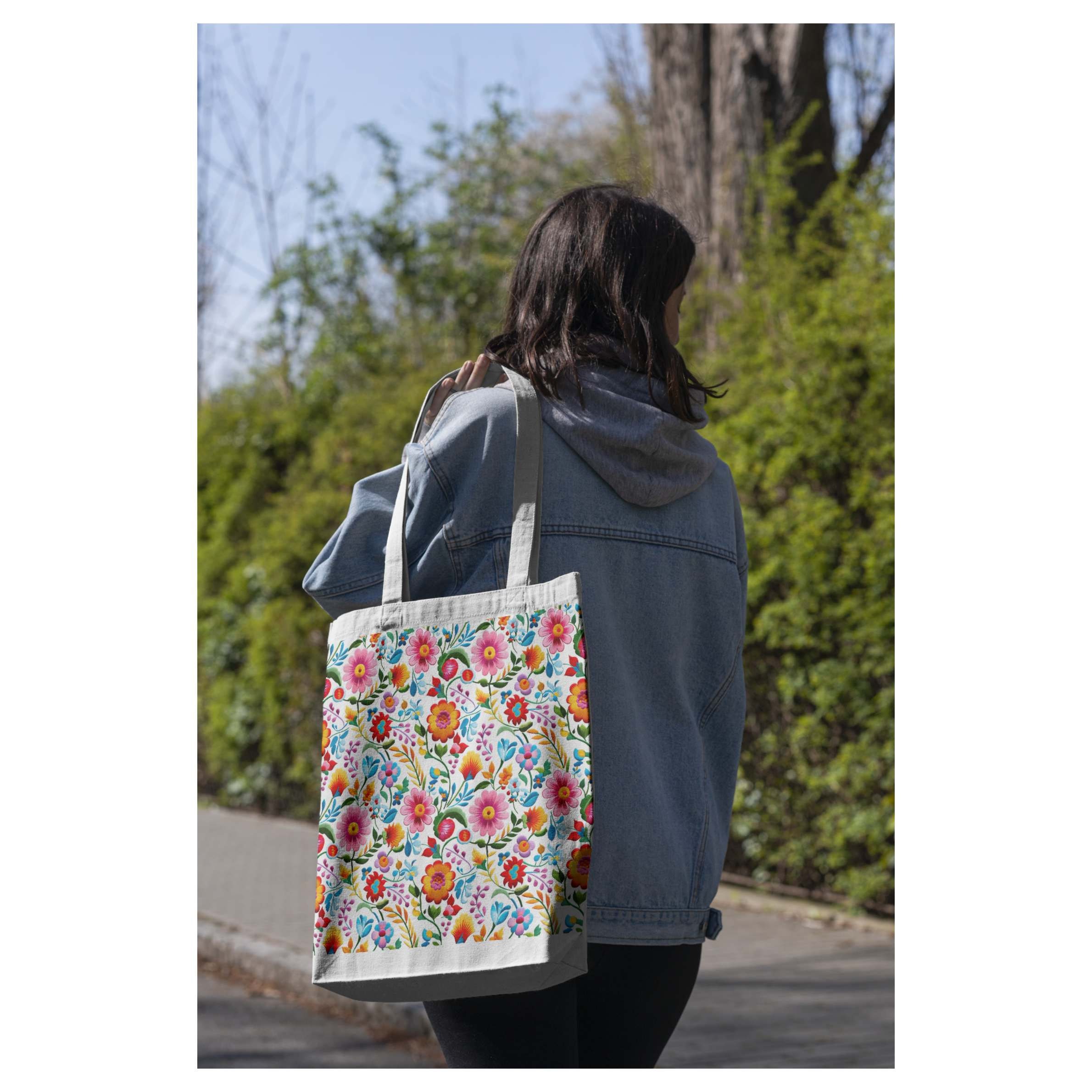 Transparent Background Mexican Embroidery Flowers - 1 Design - SEAMLESS ...