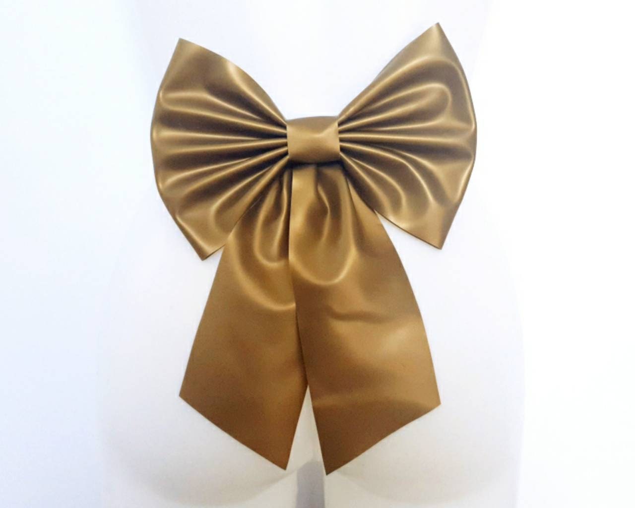 XS-5XL Latex big bow belt | Etsy