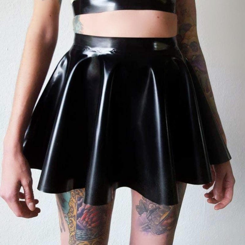Latex Full Circle Skirt - Etsy