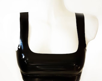 Latex Crop Top | Etsy