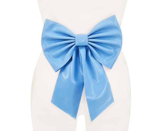 XS-5XL Latex Big Bow Belt - Etsy