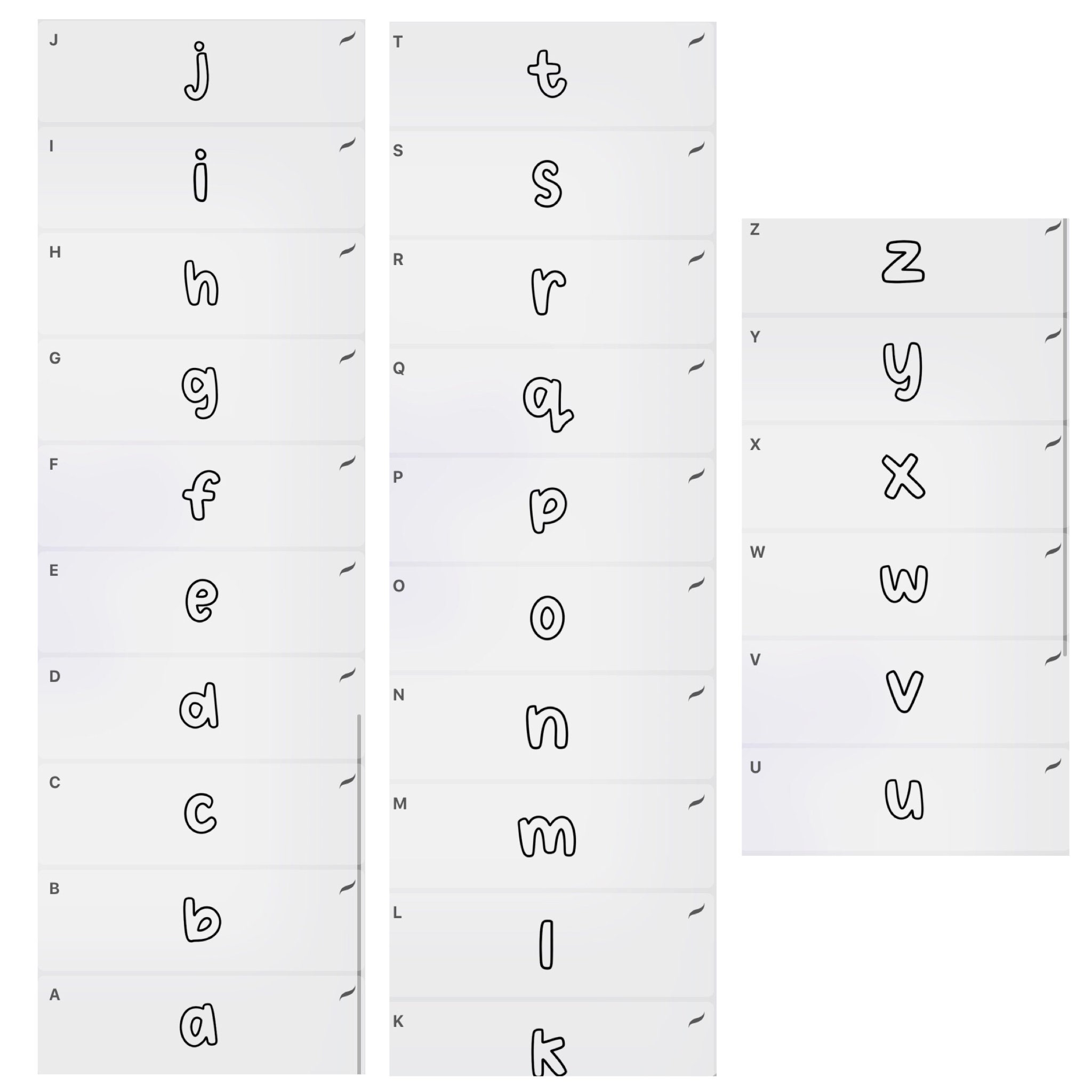 Alphabet Stamps for Fansigns V2 - Etsy