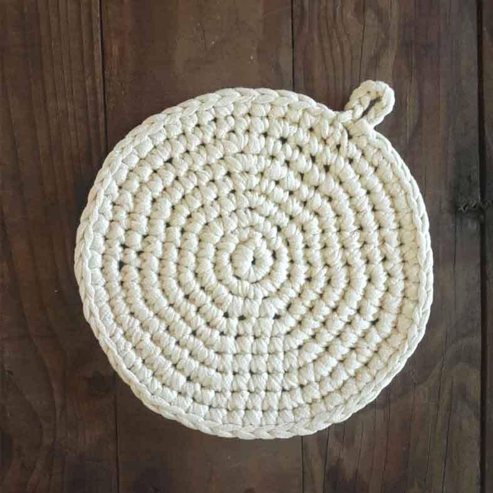 Round Potholder Crochet Pattern - Etsy
