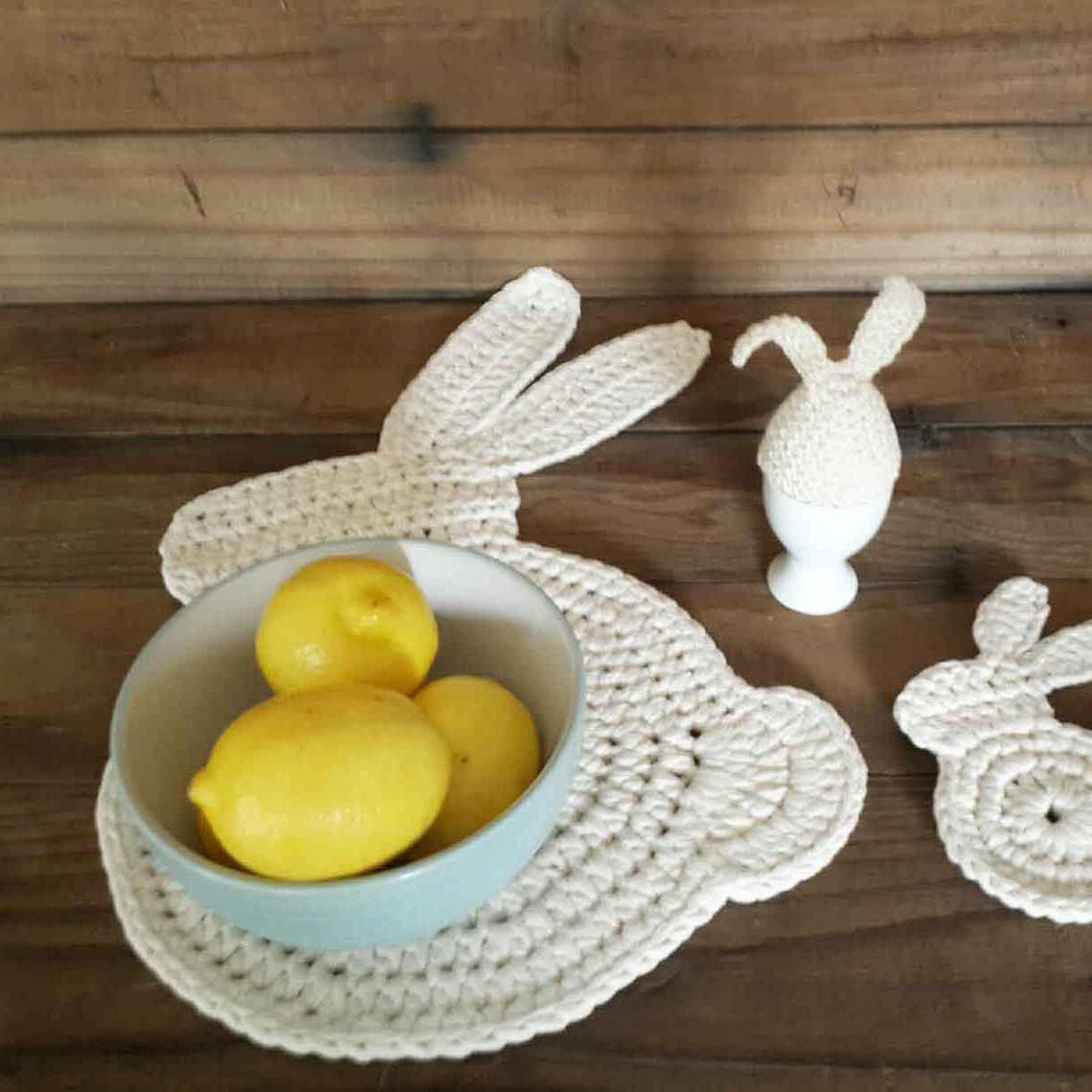 Crochet Rabbit Placemat/centrepiece Pattern - Etsy