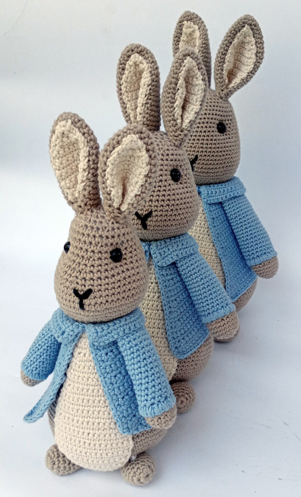 Rabbit Crochet Pattern Bundle 3 Sizes | Etsy