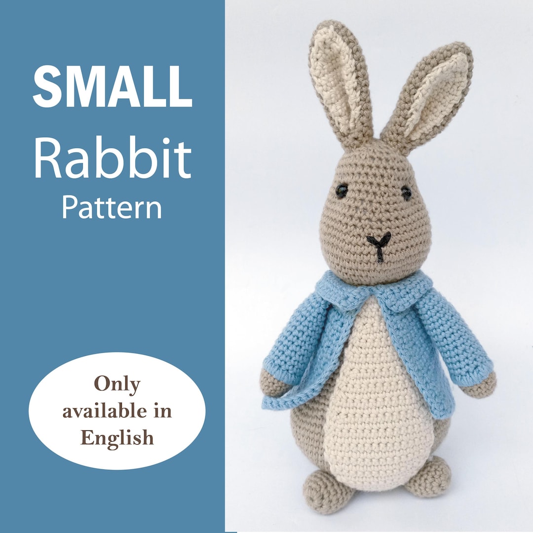 Peter Rabbit Crochet Pattern PDF Small - Etsy