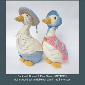 DUCK With HAT Crochet Pattern PDF - Etsy