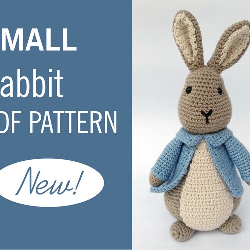 Rabbit Crochet Pattern PDF Medium - Etsy Australia