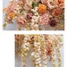 Terracotta Wisteria Wedding Archway Flower Artificial/ Sunset Orange ...