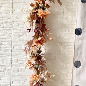 Autumn Rust Orange Wedding Garland 1.0 or 2.0 Meters/ Rust Orange Arch ...