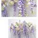 Purple Wisteria Wedding Archway Flower Artificial/ Lavender Hanging ...