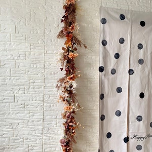 Autumn Rust Orange Wedding Garland 1.0 or 2.0 Meters/ Rust Orange Arch ...