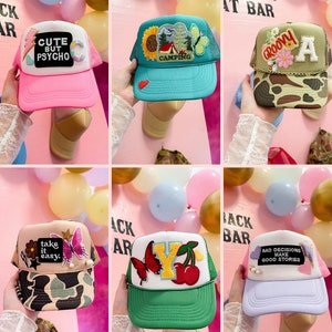 Personalized Custom Trucker Hat, Make Your Own Trucker Hat, Customize A Trucker Hat. - Etsy