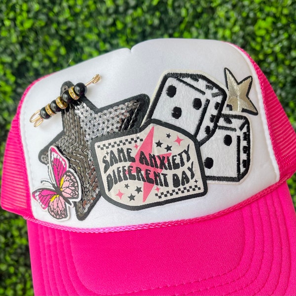 Pink Trucker Hats - Etsy