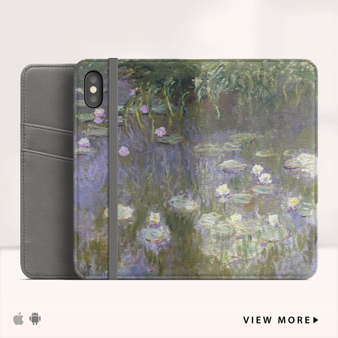 Claude Monet "water Lilies" iPhone 15 Pro Max Wallet Case iPhone XR ...