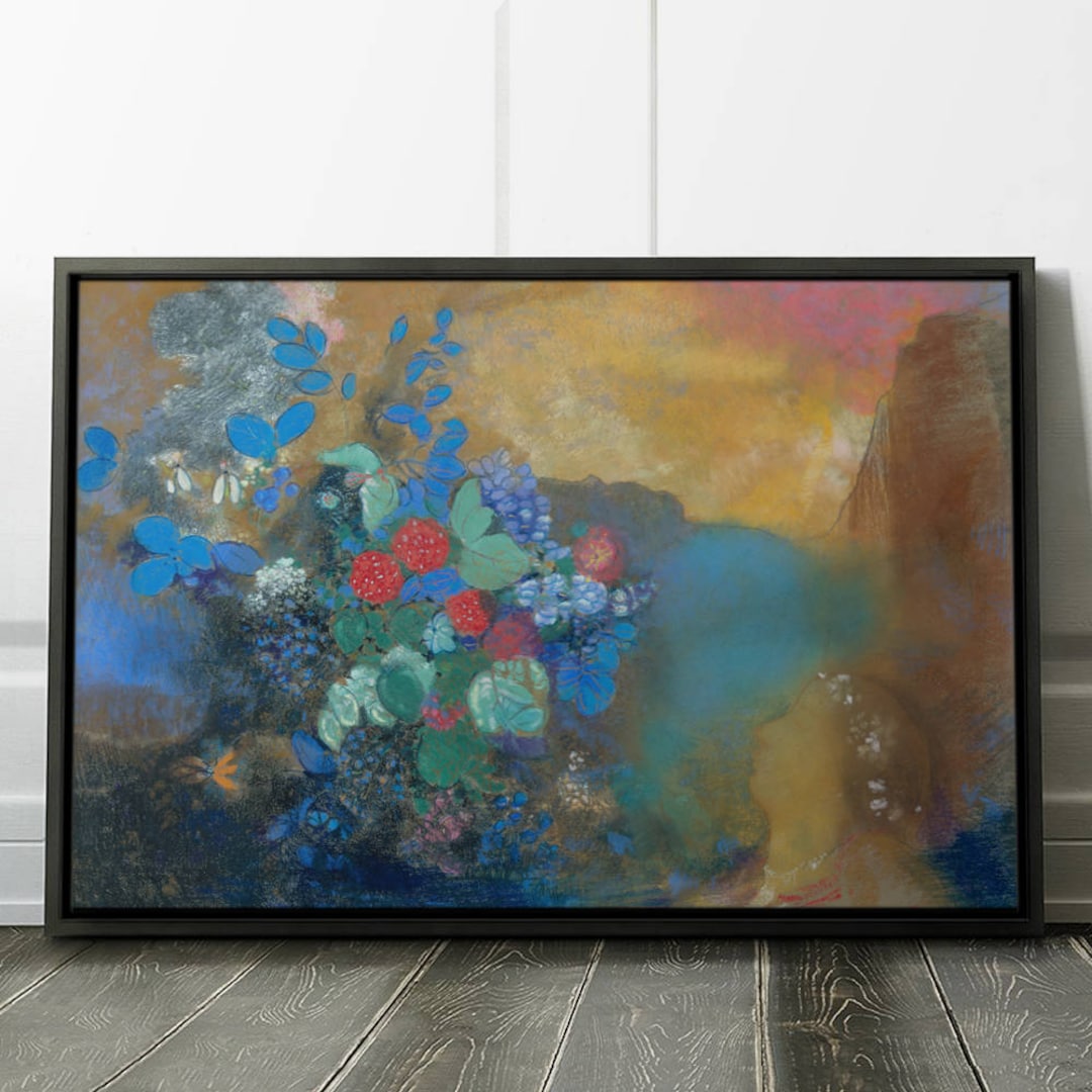 Odilon Redon "ophelia Among the Flowers" Framed Wall Art Print Painting ...
