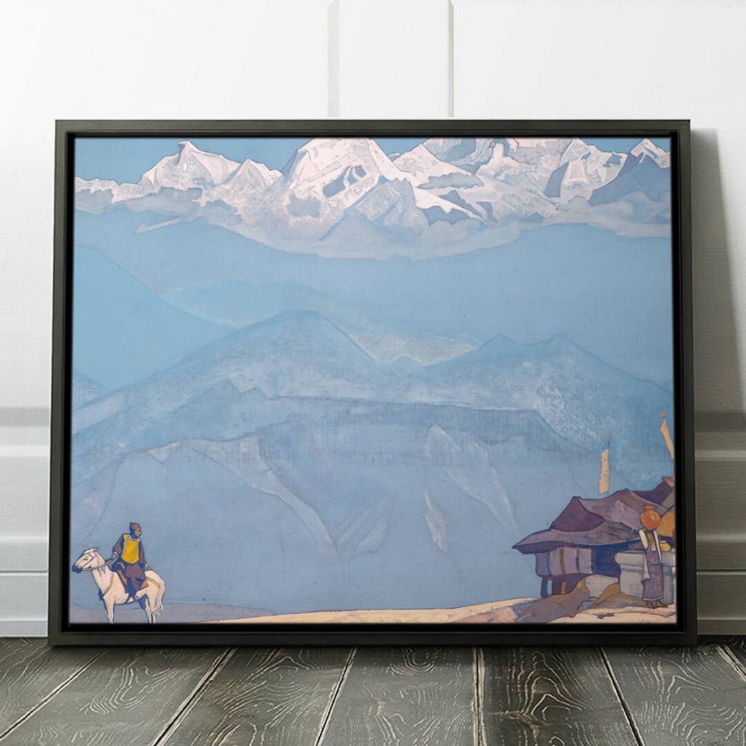 Nicholas Roerich "remember" Framed Painting Reproduction Roerich Canvas ...