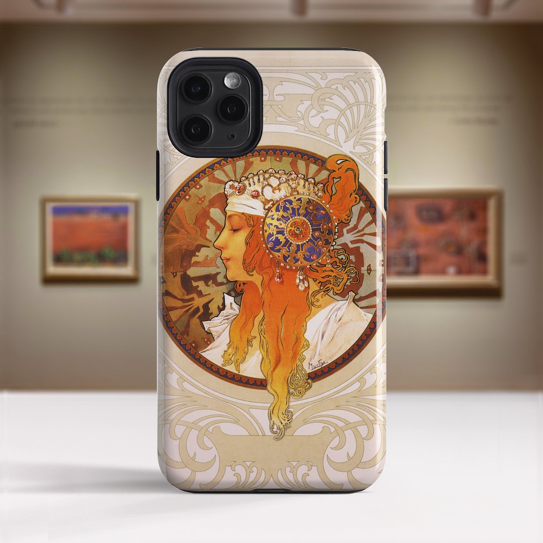 Alphonse Mucha "byzantine Head" iPhone 15 Pro Max Case iPhone 14 Plus ...