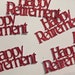 Happy Retirement Confetti, Table Scatter, 50 Pieces - Etsy