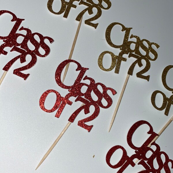 Cupcake Toppers for Class Reunion - Etsy