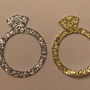 Confetti-glitter Rings-wedding Rings Confetti/engagement Rings Confetti ...