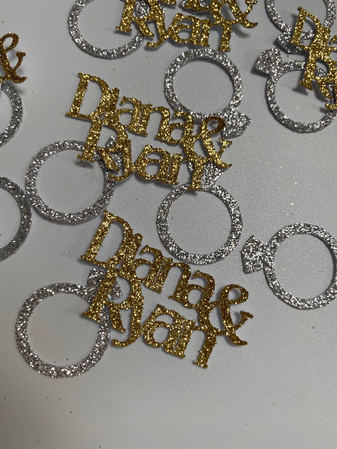 Personalized Confetti ring Confetti 50 Pieces - Etsy