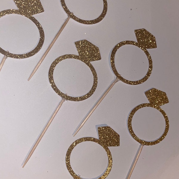 Ring Cupcake Topper - Etsy