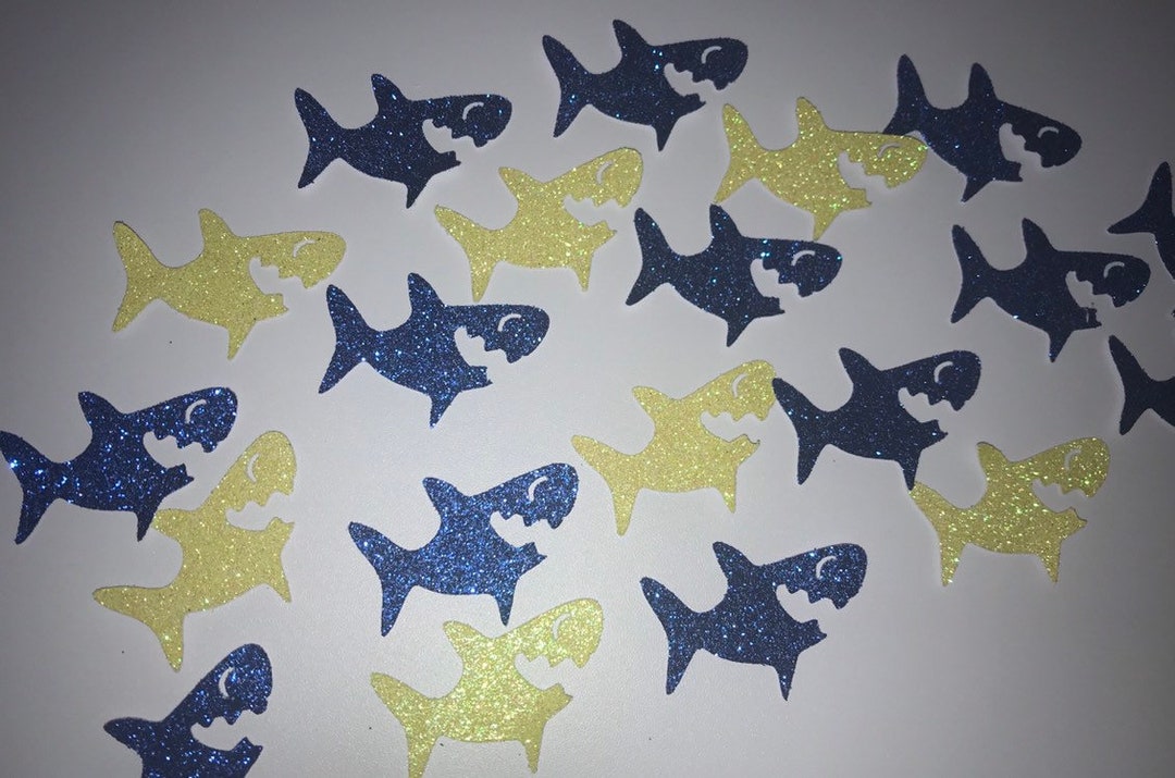 Shark Confetti Birthday Party Party Decorations Table Scatter 50 Pieces ...