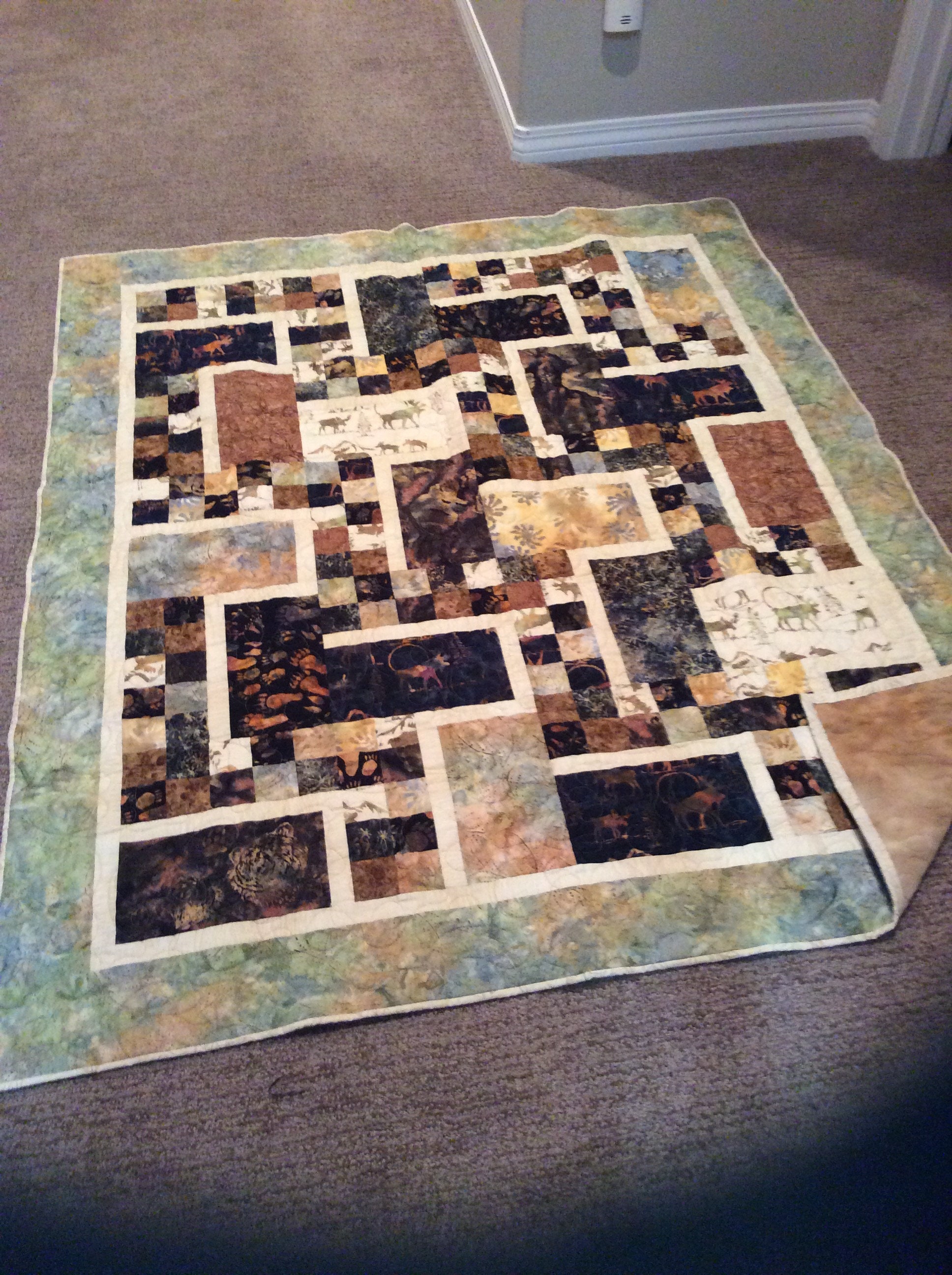 Alaska themed Quilt | Etsy