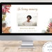 Fall Virtual Funeral Background, ZOOM Template for Virtual Memorial ...