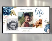 Editable Funeral Slideshow Template Memorial Video Template - Etsy