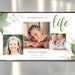 Editable Greenery Gold Celebration of Life Slideshow for - Etsy